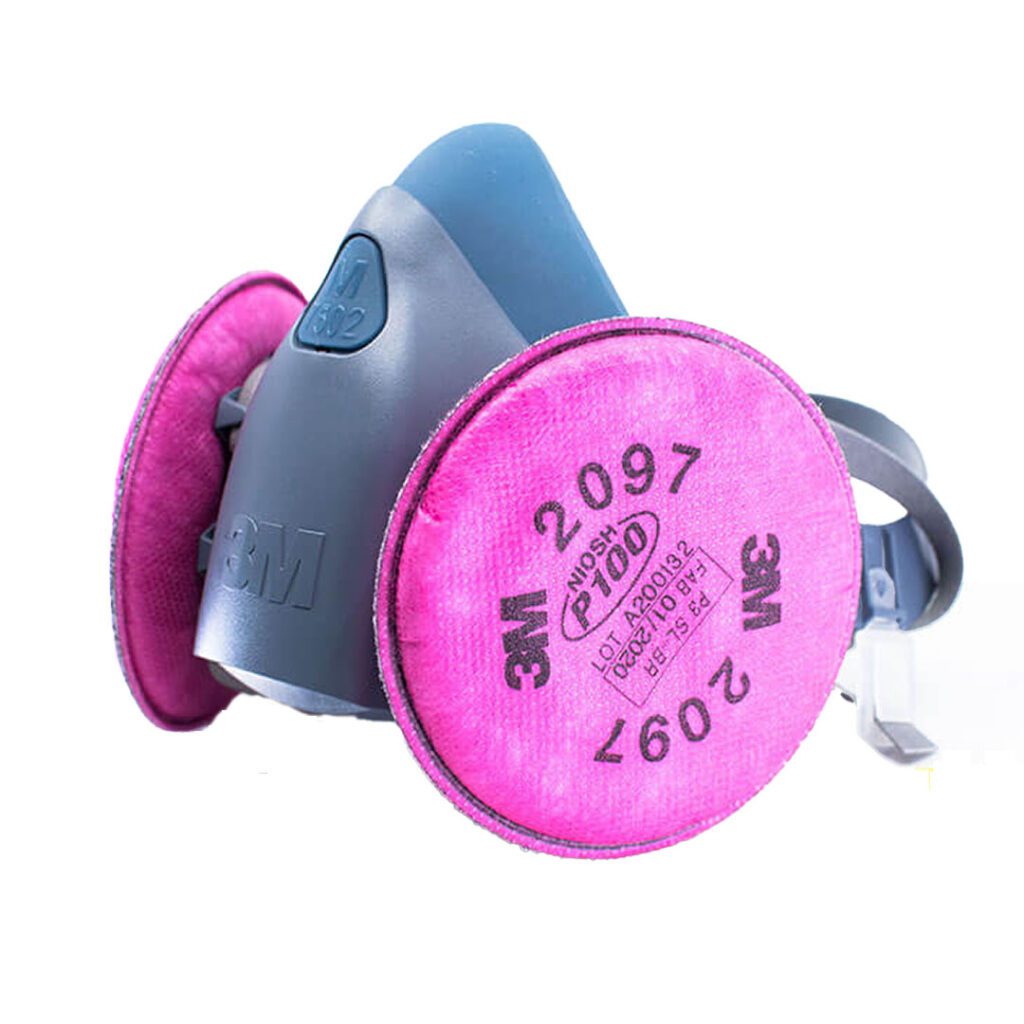 Kit Respirador Media Cara 7502 Y Par De Filtros P100 | Señor Seguridad