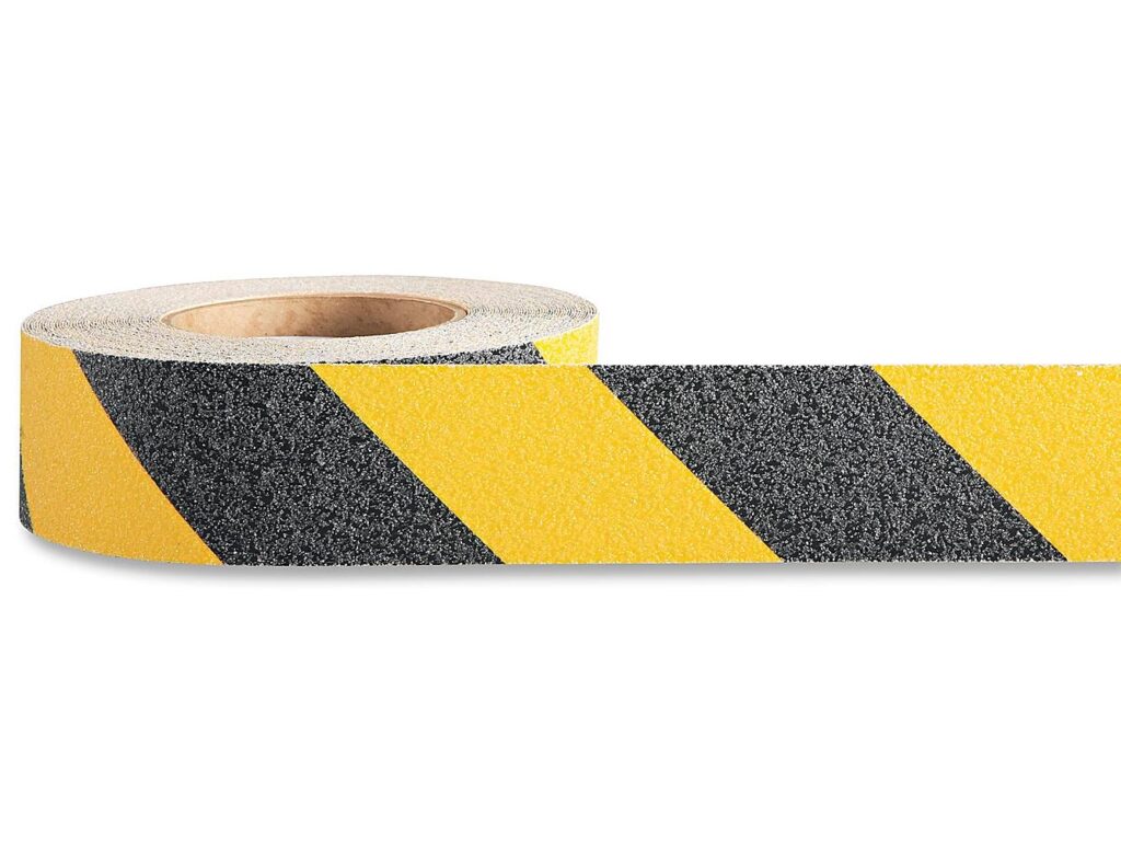 Cinta Antiderrapante Amarillo/Negro 2″ x 18.3mts – Señor Seguridad