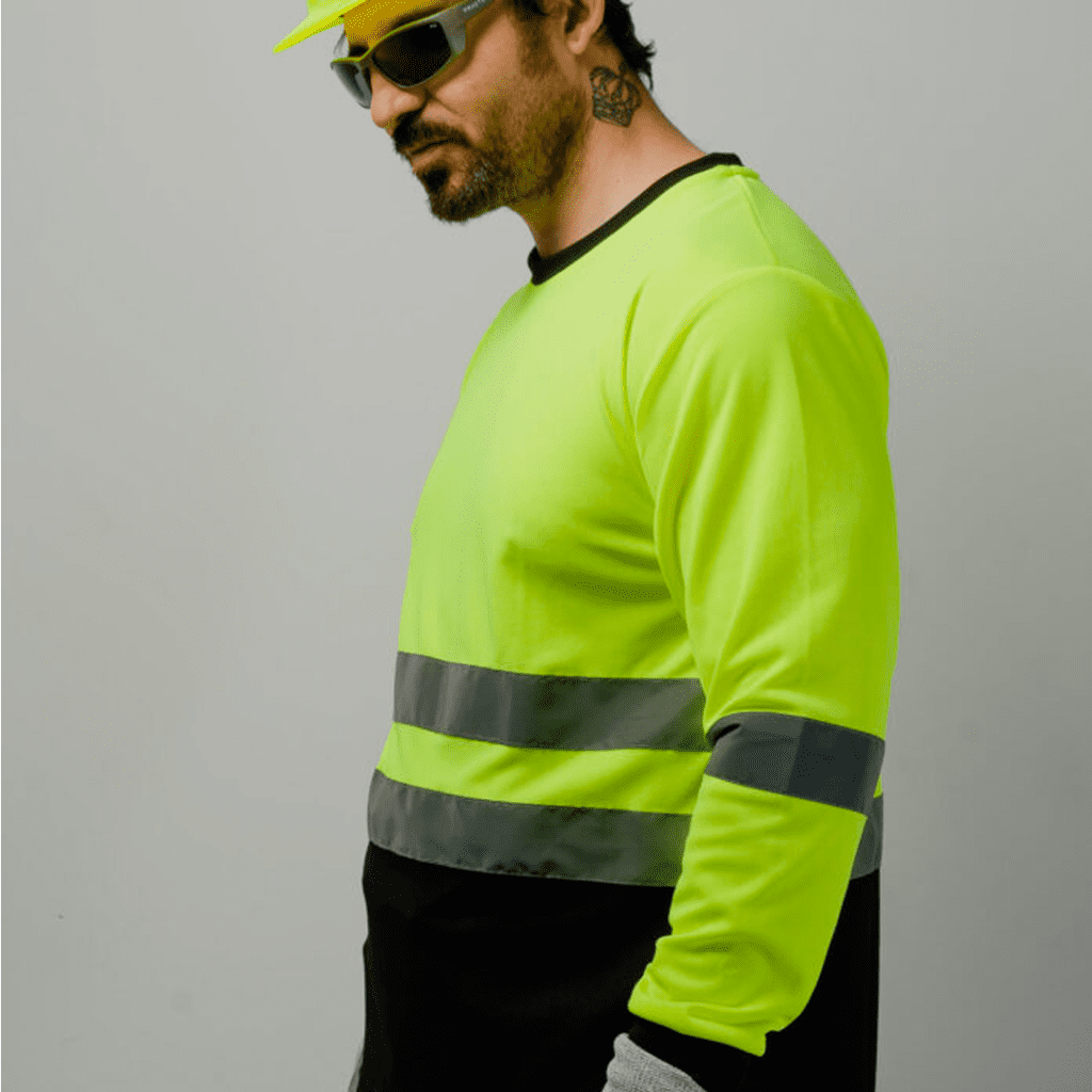Playera Reflejante Alta Visibilidad Manga Larga – Señor Seguridad