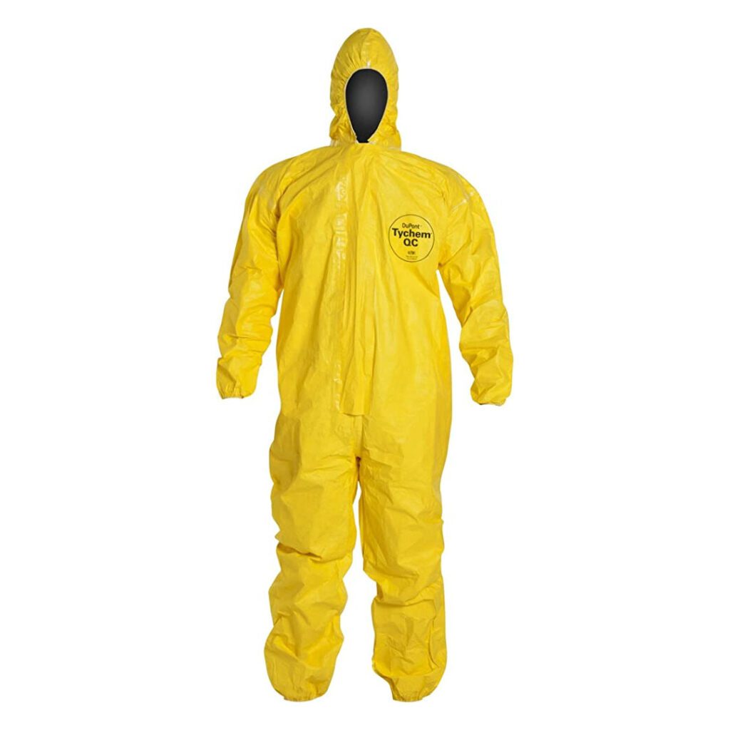 Overol Desechable Dupont Contra Ácidos Amarillo – Señor Seguridad