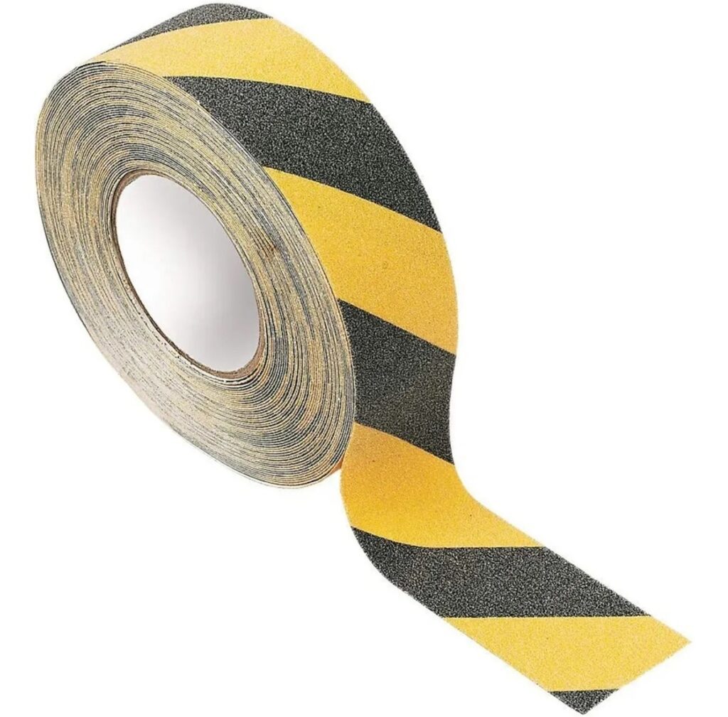 Cinta Antiderrapante Amarillo/Negro 2" x 18.3mts | Señor Seguridad