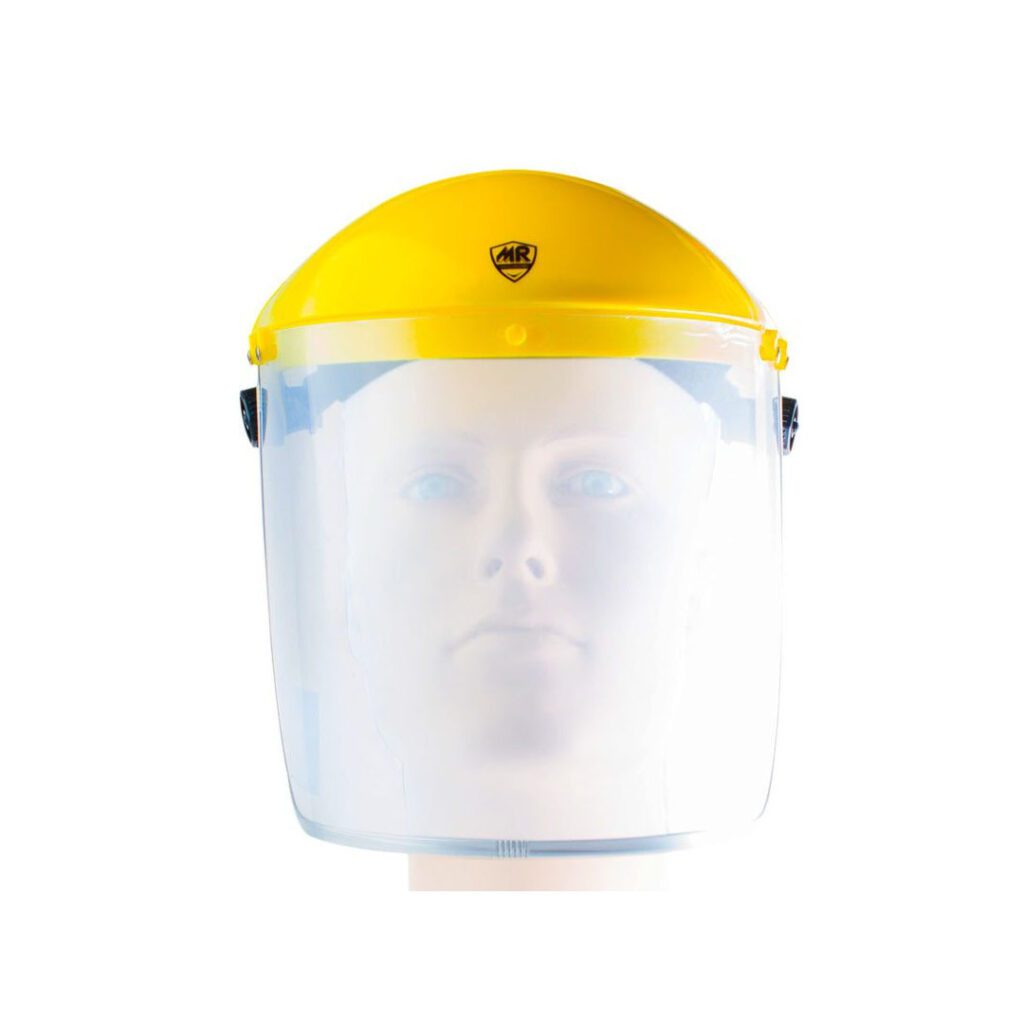 Careta Protector Facial Mica Clara Con Matraca – Señor Seguridad
