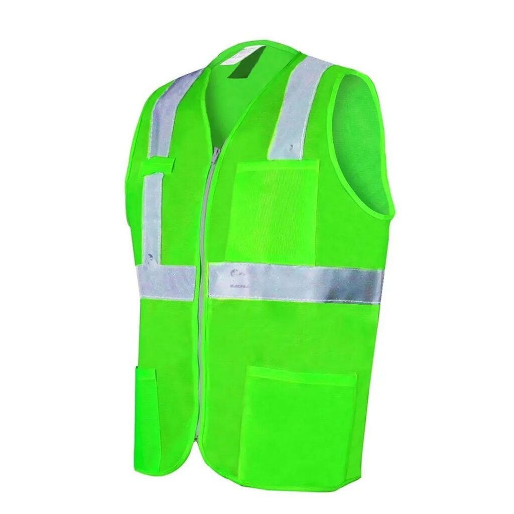 Chaleco Reflejante Verde Con Cierre | Señor Seguridad